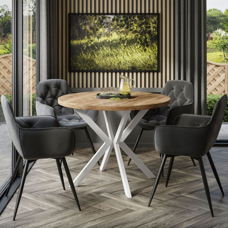 Rozkładany stół Everton idealny do małych kuchni i salonów